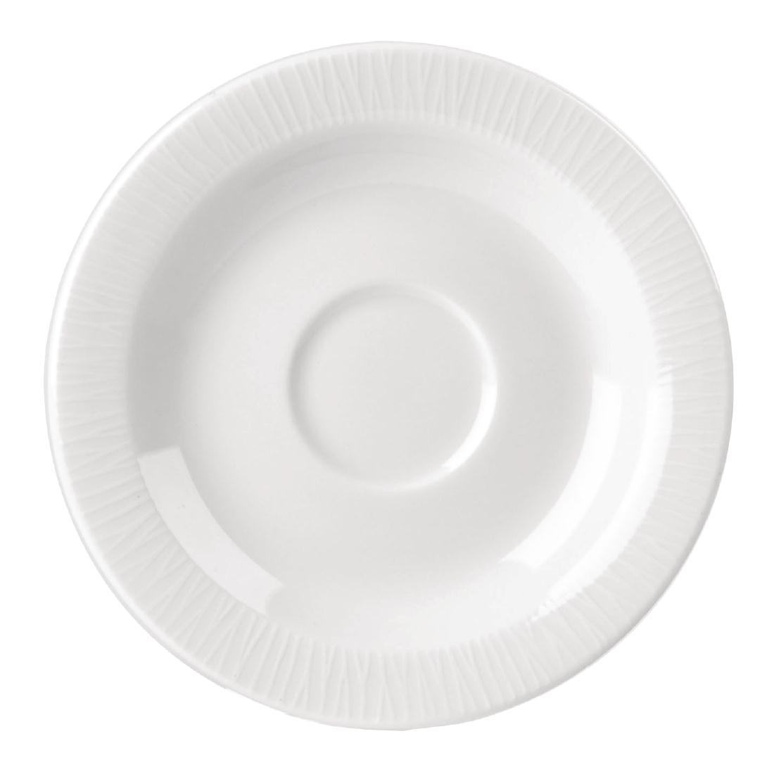 Bamboo Saucer 15cm - Abbotts Event Hire