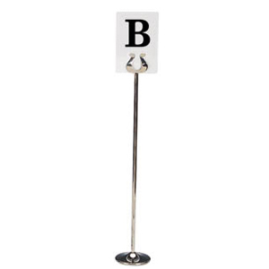 Table Number Holder - Large - Abbotts Event Hire